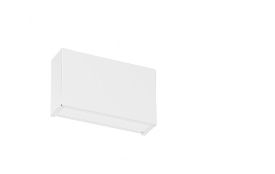 LAMPADA DA PARETE LINEA LIGHT BOX_W2 BI EMISSIONE 10W 2700K