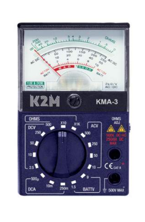 MULTIMETRO ANALOGICO K2M 50095005 - MISURE PRECISE E AFFIDABILI