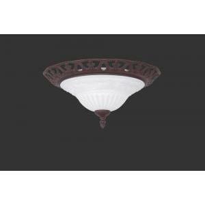 RUSTICA PLAF.FUSONE C/VETRO D.38 6102021-24 | Trio Lighting