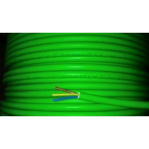 CAVI AL METRO Cavo Fg16Om16 Multipolare Fg16 Verde 3 Conduttori 4Mm
