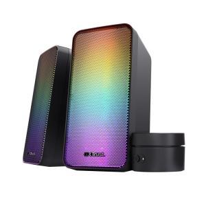 Casse PC RGB nere per audio desktop e gaming Dggroup scrl