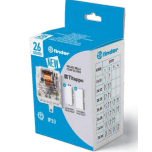 Relè Finder 230V AC 10A per quadri elettrici automazione