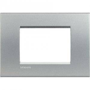 BTICINO LIVINGLIGHT PLACCA 3 MODULI COLORE TECH LNA4803TE 8005543424247